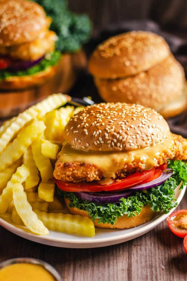 Crispy Chicken Burger Recipe | Kitchen Fun With My 3 Sons