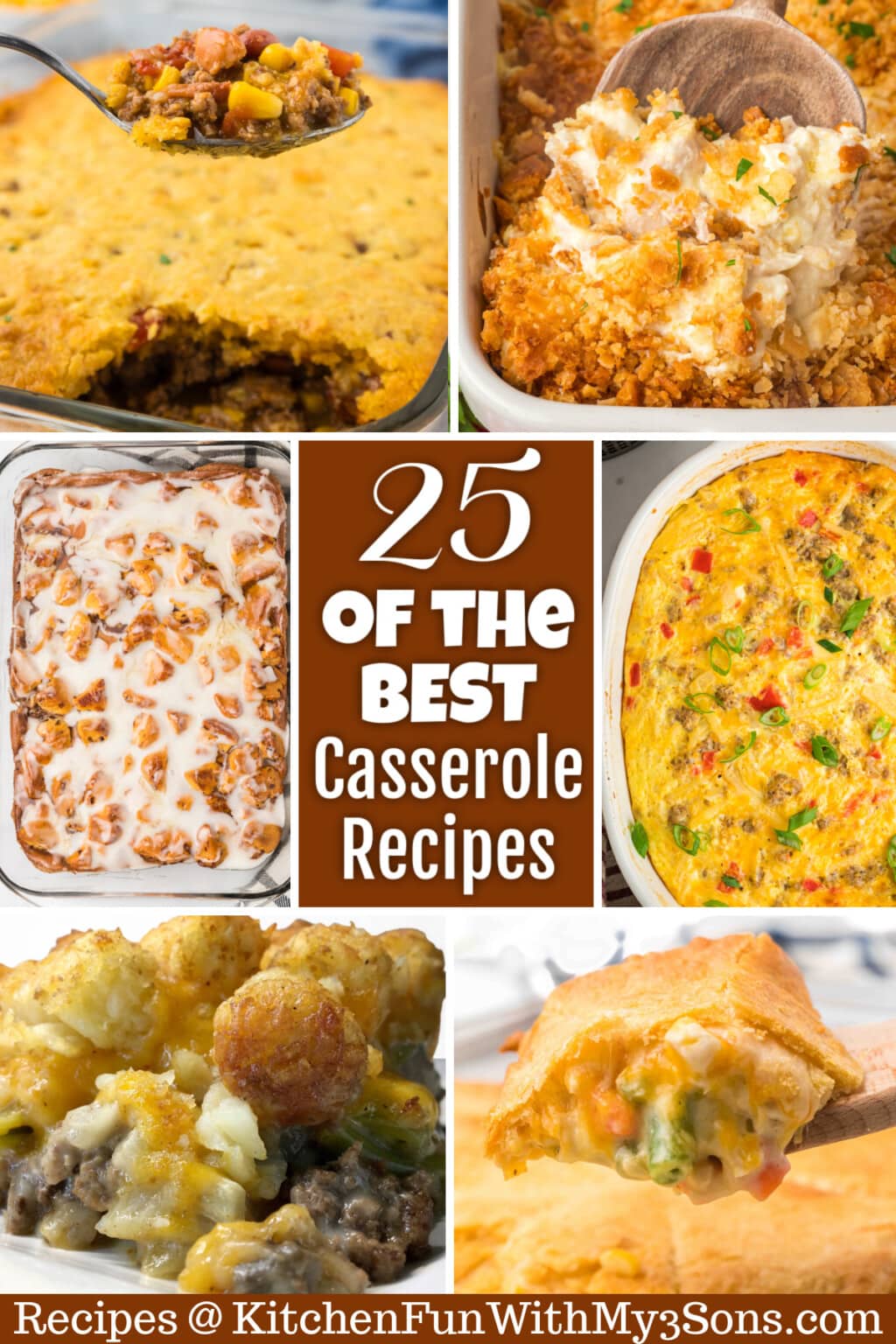 25 Cozy Casserole Recipes l Kitchen Fun With My 3 Sons