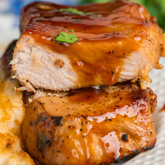 Honey Garlic Pork Chops l Kitchen Fun With My 3 Sons