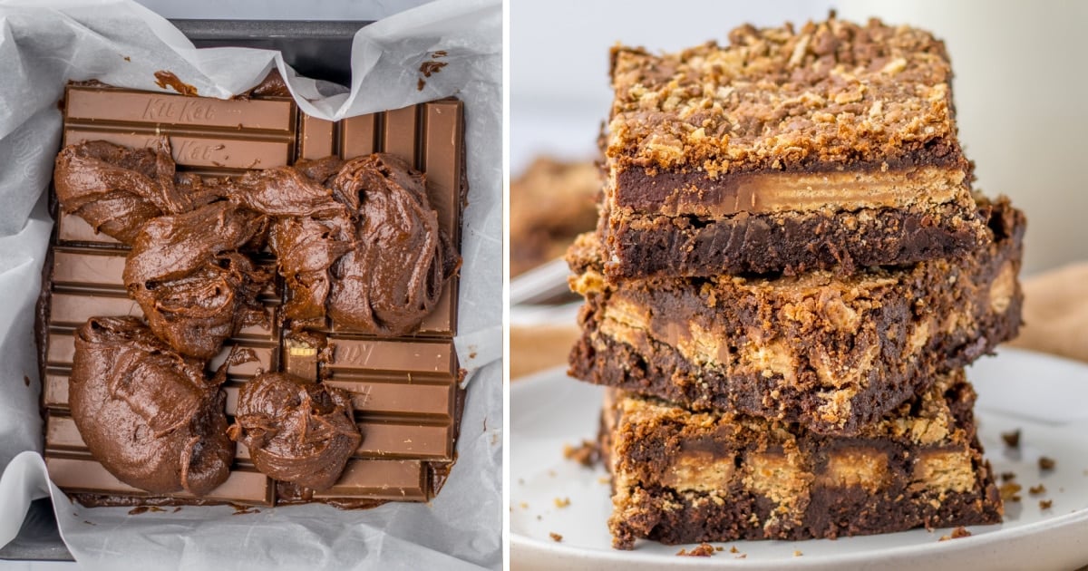 Kit Kat Brownies | Kitchen fun With My 3 Sons