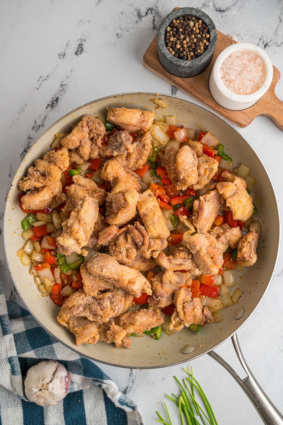 Salt and Pepper Chicken Recipe l Kitchen Fun With My 3 Sons