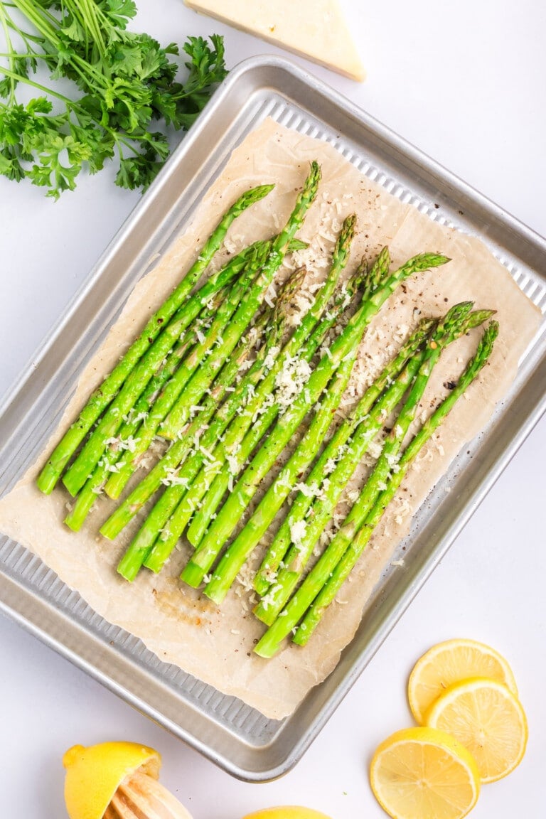 Oven Roasted Asparagus Recipe l Kitchen Fun With My 3 Sons