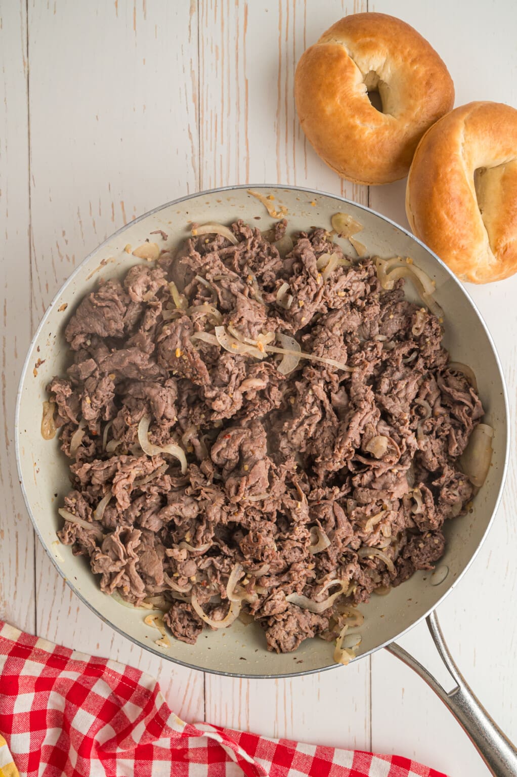 Steak Egg and Cheese Bagel | Kitchen Fun With My 3 Sons