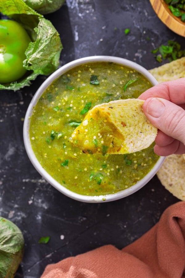 Salsa Verde Recipe l Kitchen Fun With My 3 Sons