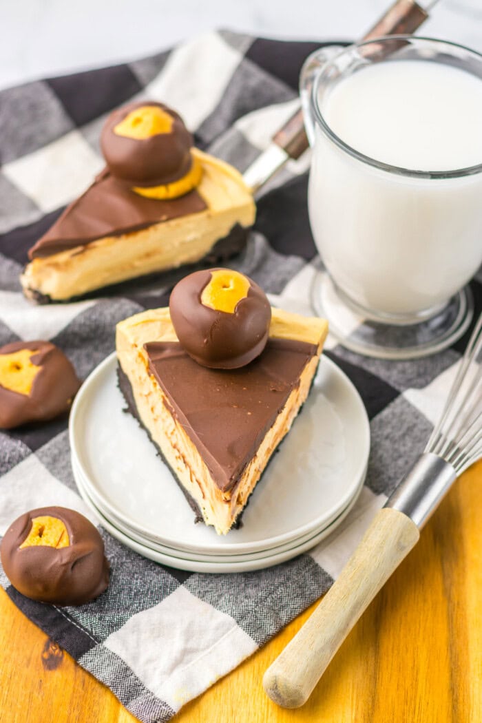 Buckeye Cheesecake | Kitchen Fun with My 3 Sons