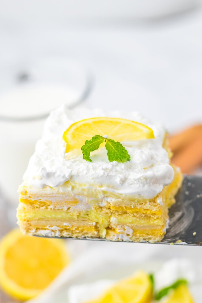 Lemon Icebox Cake | Kitchen Fun With My 3 Sons