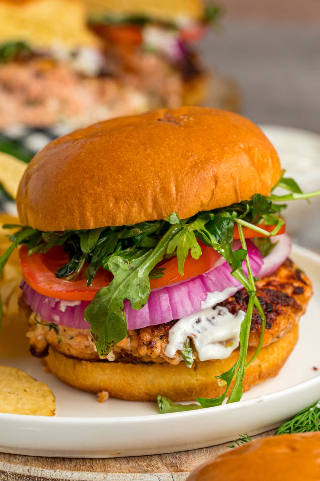 Salmon Burger Recipe l Kitchen Fun With My 3 Sons