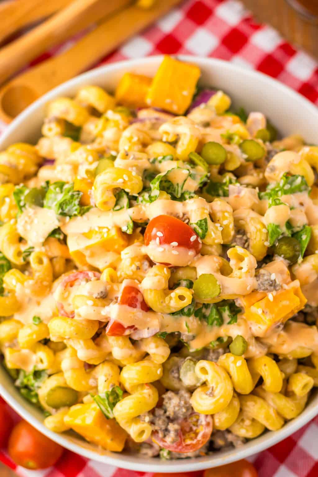 Big Mac Pasta Salad | Kitchen Fun With My 3 sons