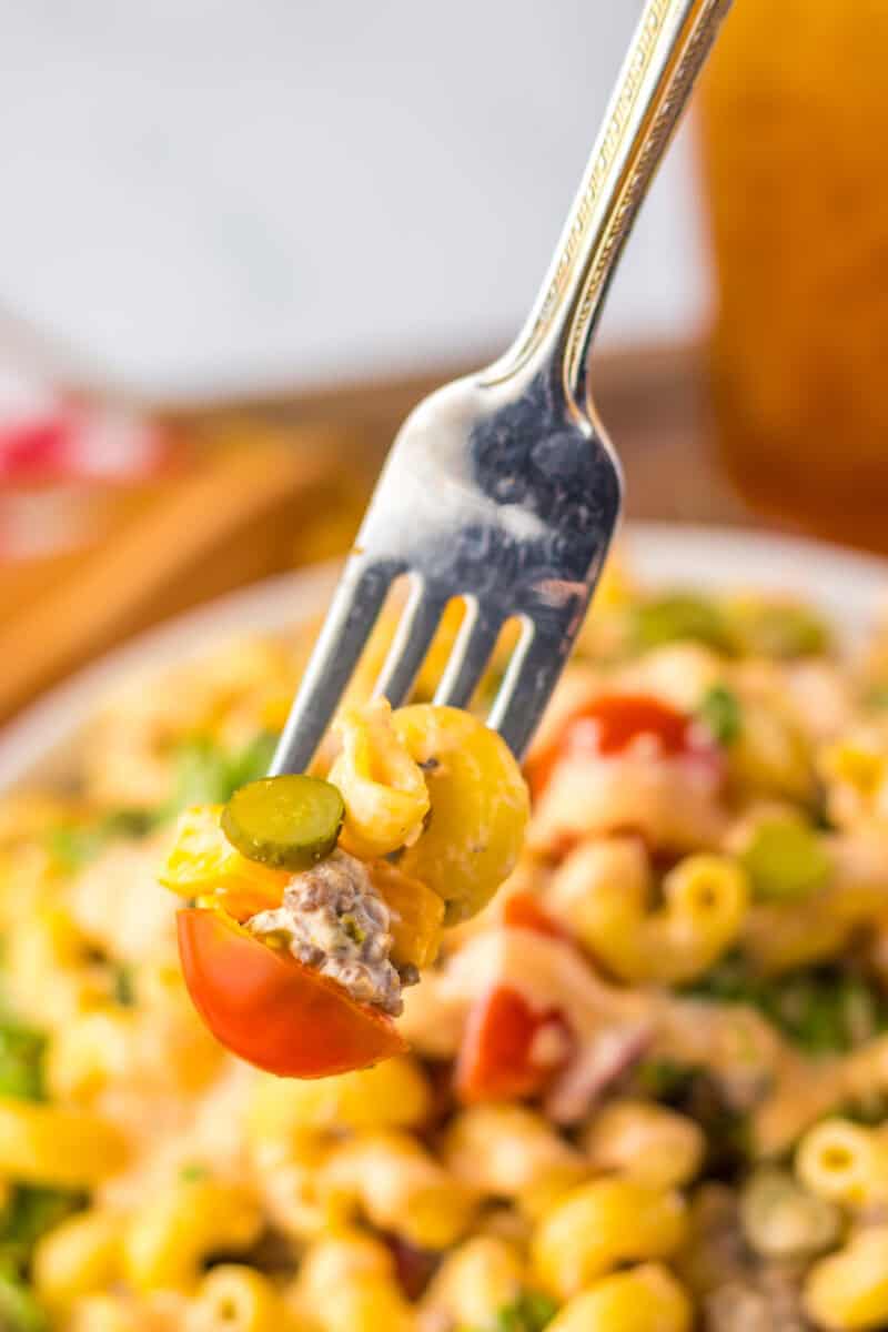 Big Mac Pasta Salad | Kitchen Fun With My 3 sons