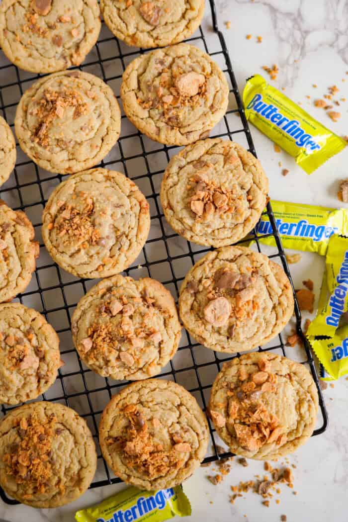 Butterfinger Cookies | Kitchen Fun With My 3 Sons