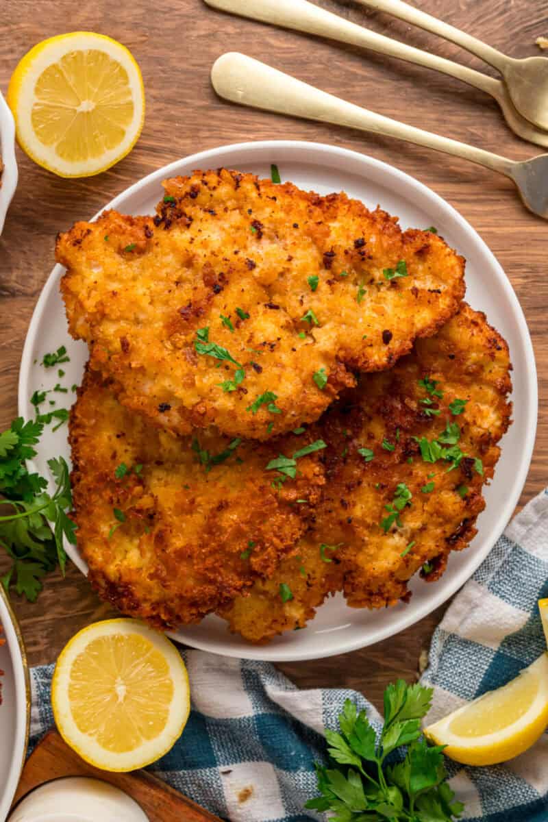 Chicken Schnitzel l Kitchen Fun With My 3 Sons