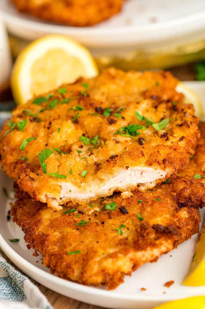 Chicken Schnitzel l Kitchen Fun With My 3 Sons