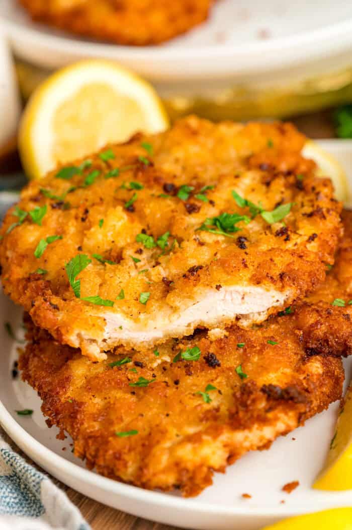 Chicken Schnitzel l Kitchen Fun With My 3 Sons