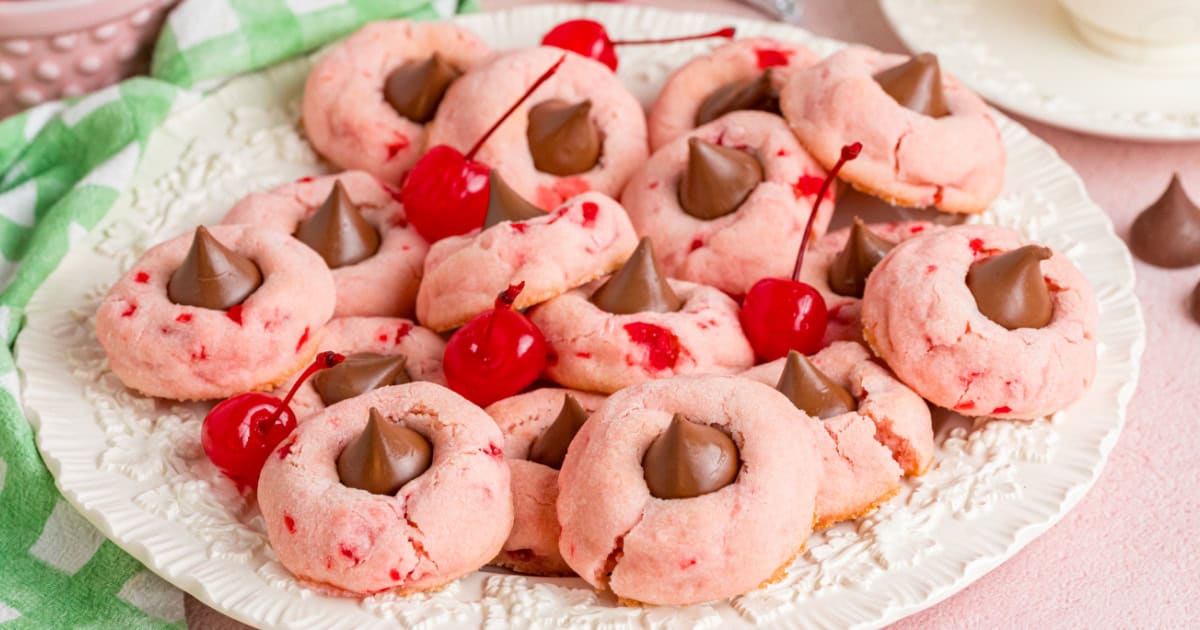 Cherry Blossom Cookies | Kitchen Fun With My 3 Sons