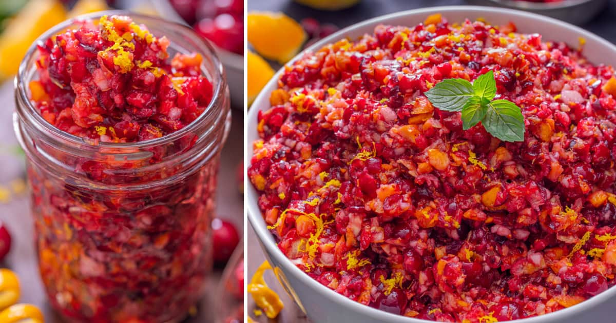 Cranberry Relish Recipe l Kitchen Fun With My 3 Sons