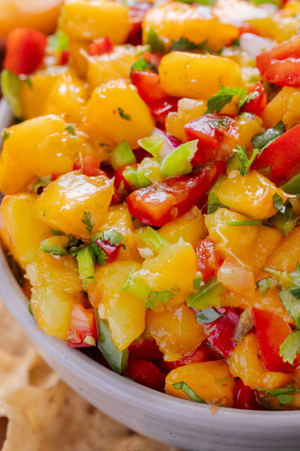 Peach Salsa | Kitchen Fun with My 3 Sons