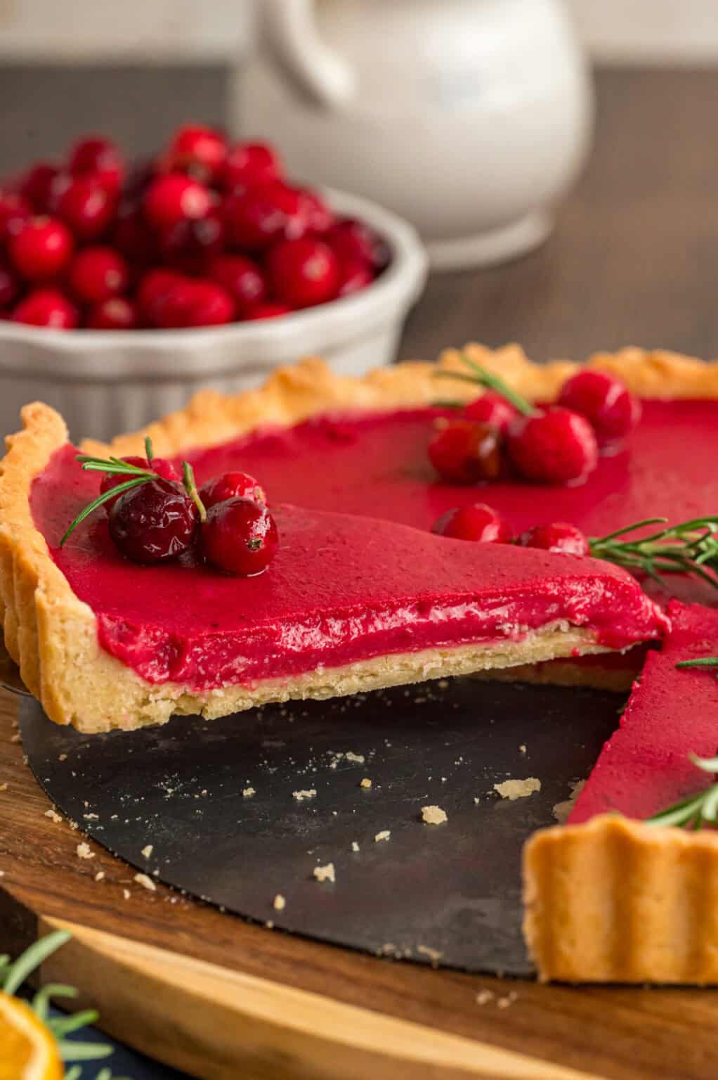Cranberry Curd Tart | Kitchen Fun With My 3 Sons