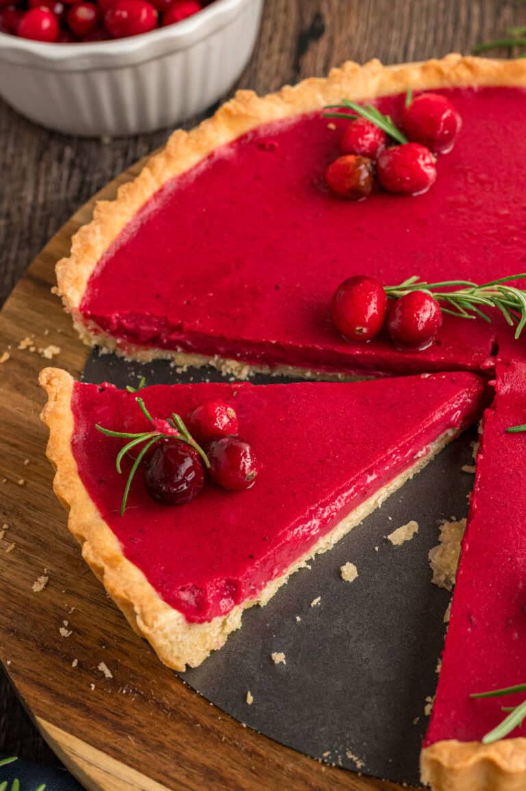 Cranberry Curd Tart | Kitchen Fun With My 3 Sons