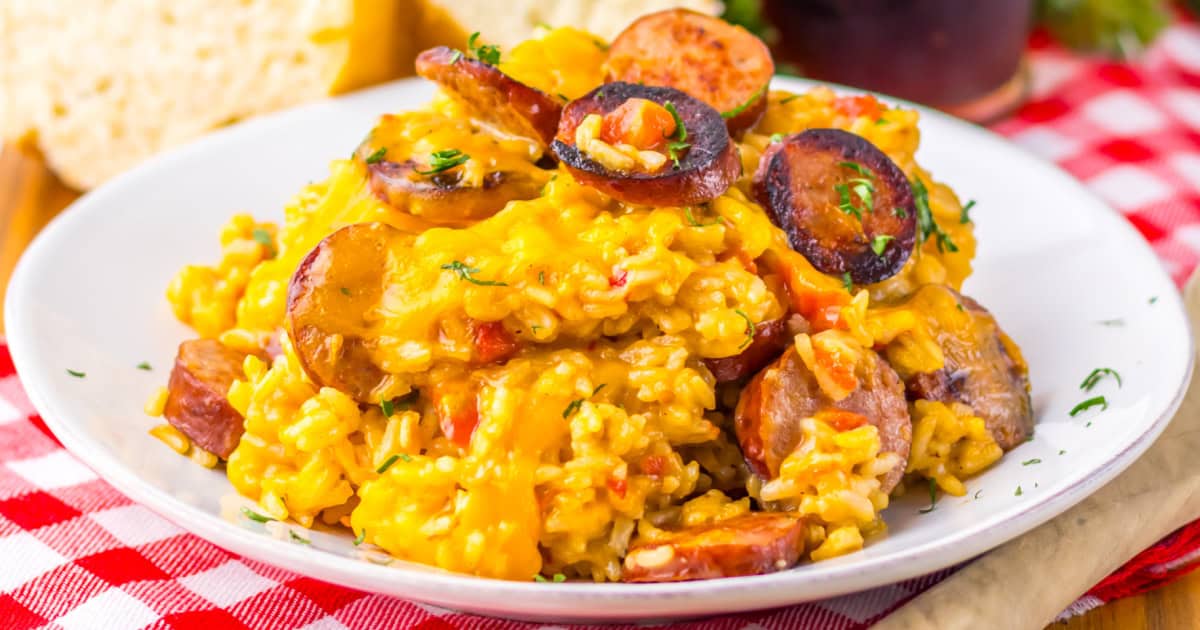 Sausage and Rice | Kitchen Fun With My 3 Sons