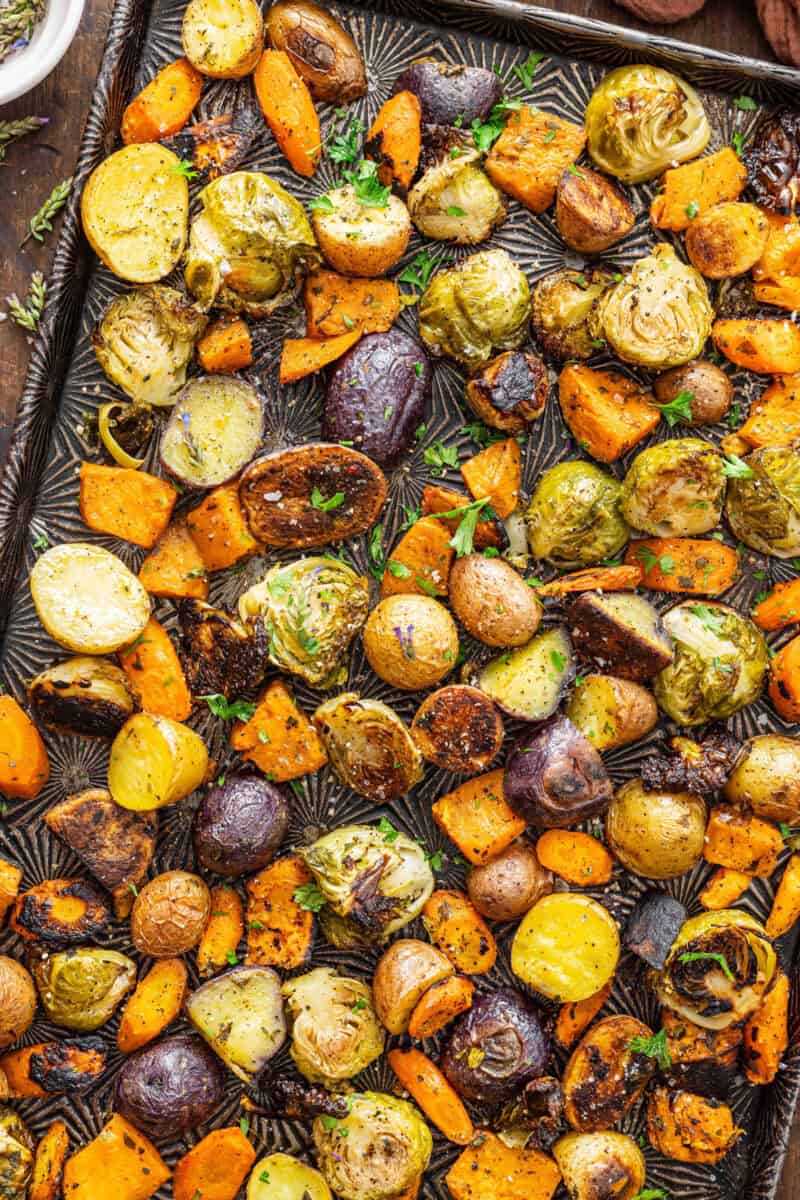 Oven Roasted Vegetables l Kitchen Fun With My 3 Sons
