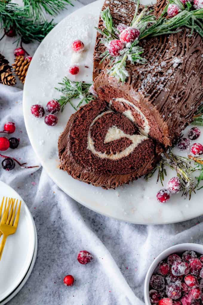 Yule Log Cake | Kitchen Fun With My 3 Sons