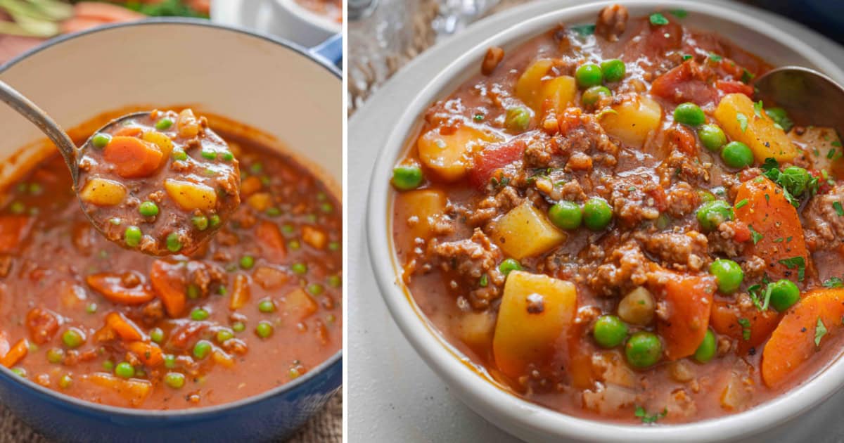 Hamburger Stew l Kitchen Fun With My 3 Sons