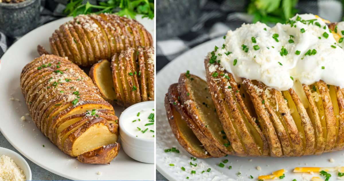 Easy Hasselback Potatoes | Kitchen Fun With My 3 Sons