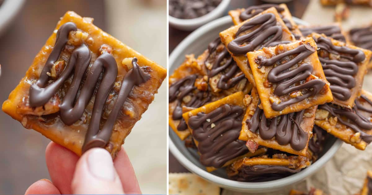 Saltine Cracker Toffee | Kitchen Fun With My 3 Sons