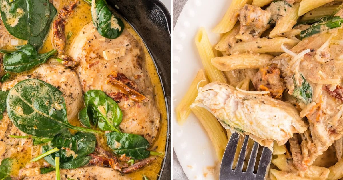 Creamy Tuscan Chicken | Kitchen Fun With My 3 Sons