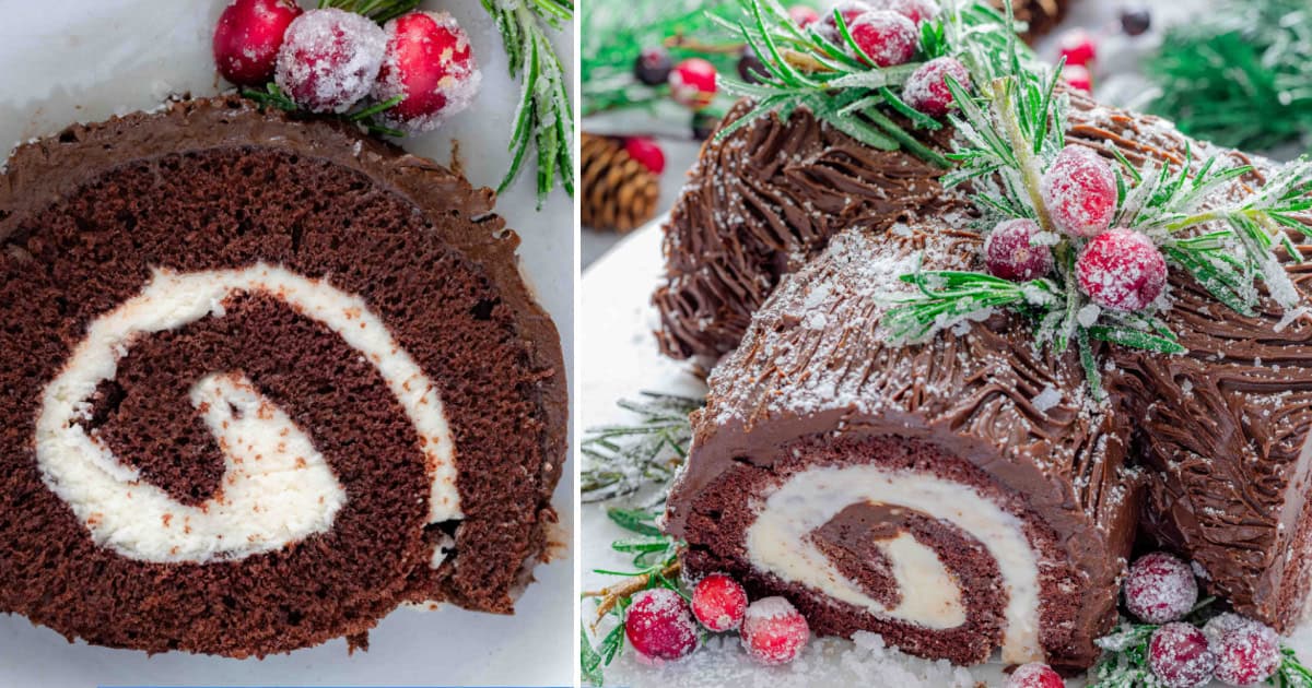 Yule Log Cake | Kitchen Fun With My 3 Sons