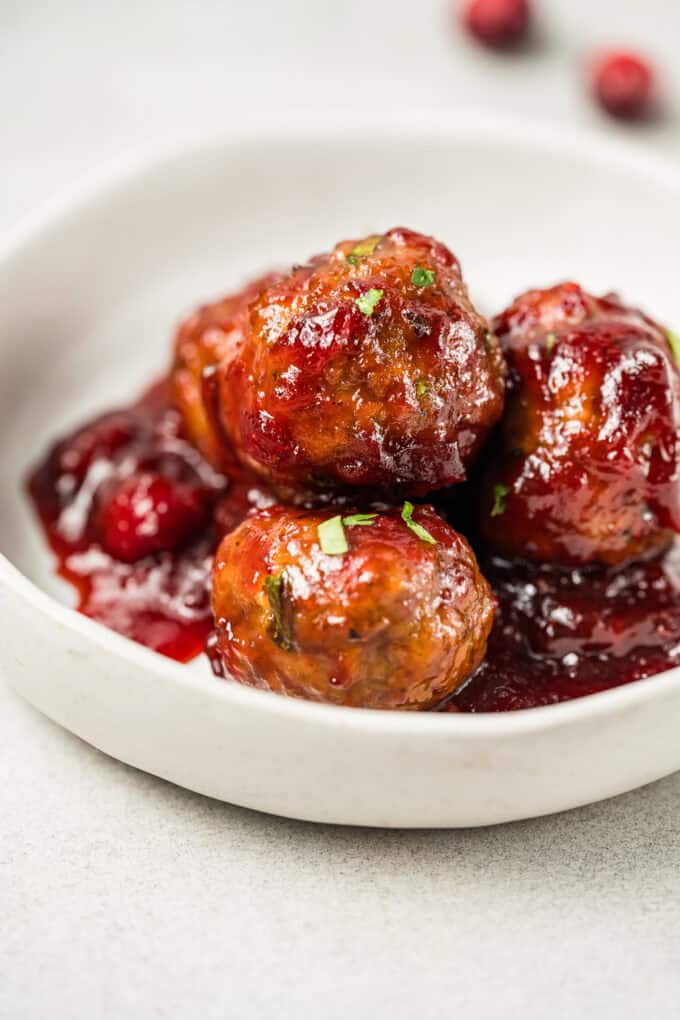 Cranberry Meatballs l Kitchen Fun With My 3 Sons