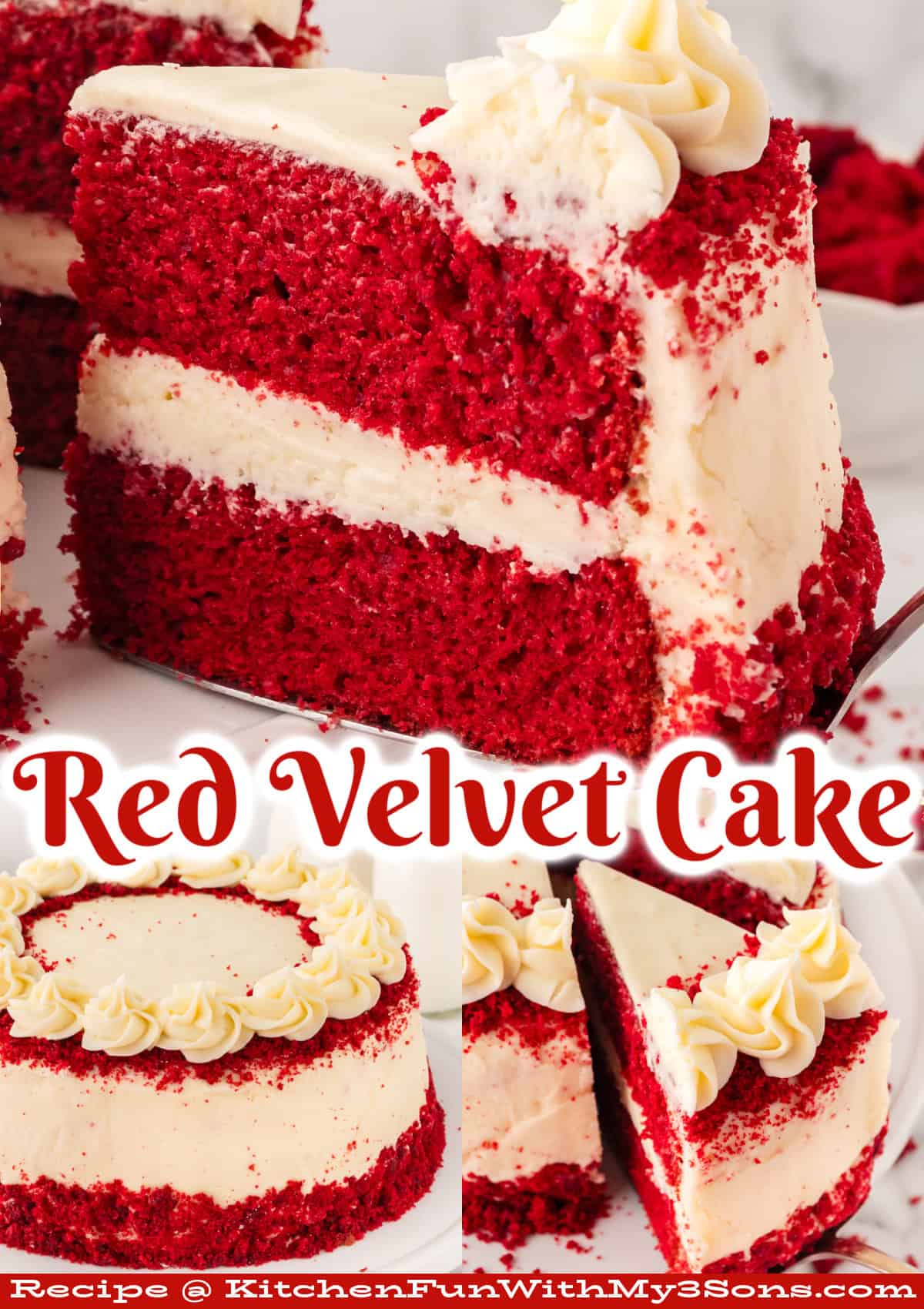 Red Velvet Cake | Kitchen Fun With My 3 Sons