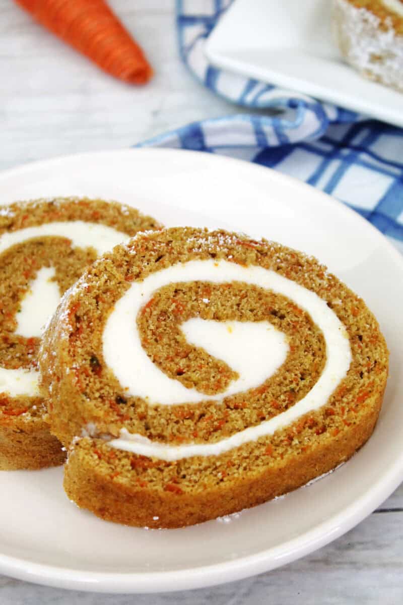 Carrot Cake Roll Recipe | Kitchen Fun With My 3 Sons