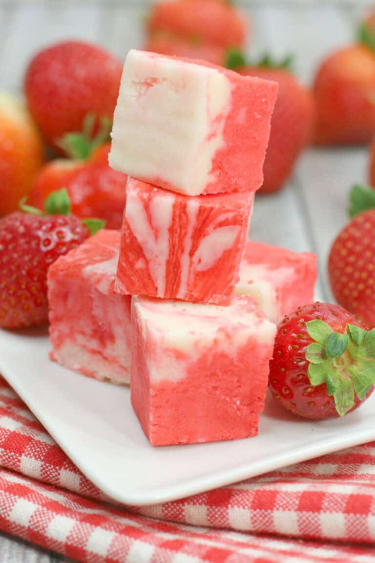 Strawberry Fudge | Kitchen Fun With My 3 Sons