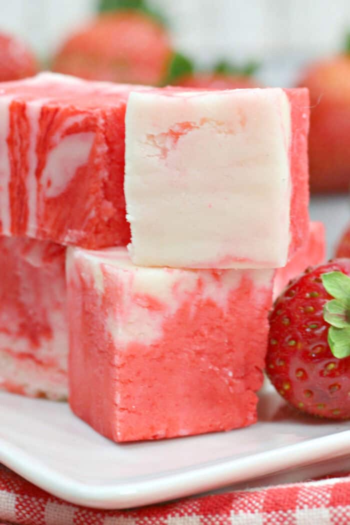 Strawberry Fudge | Kitchen Fun With My 3 Sons