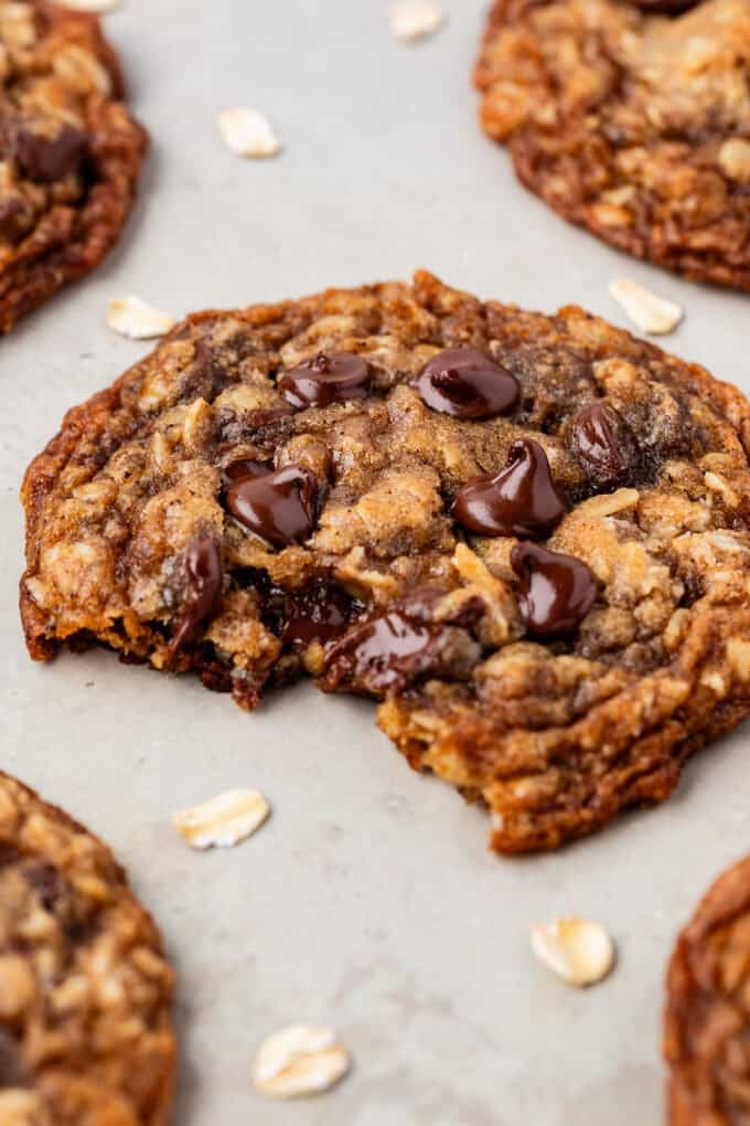 Brown Butter Oatmeal Chocolate Chip Cookies