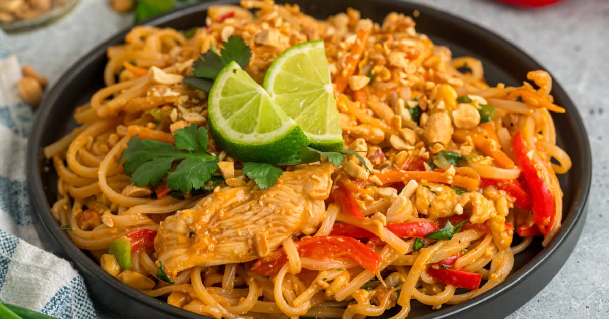 Chicken Pad Thai l Kitchen Fun With My 3 Sons