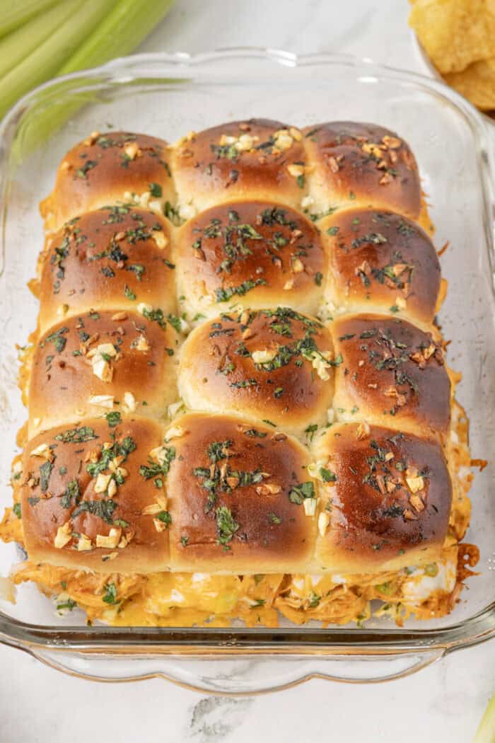 Buffalo Chicken Sliders l Kitchen Fun With My 3 Sons