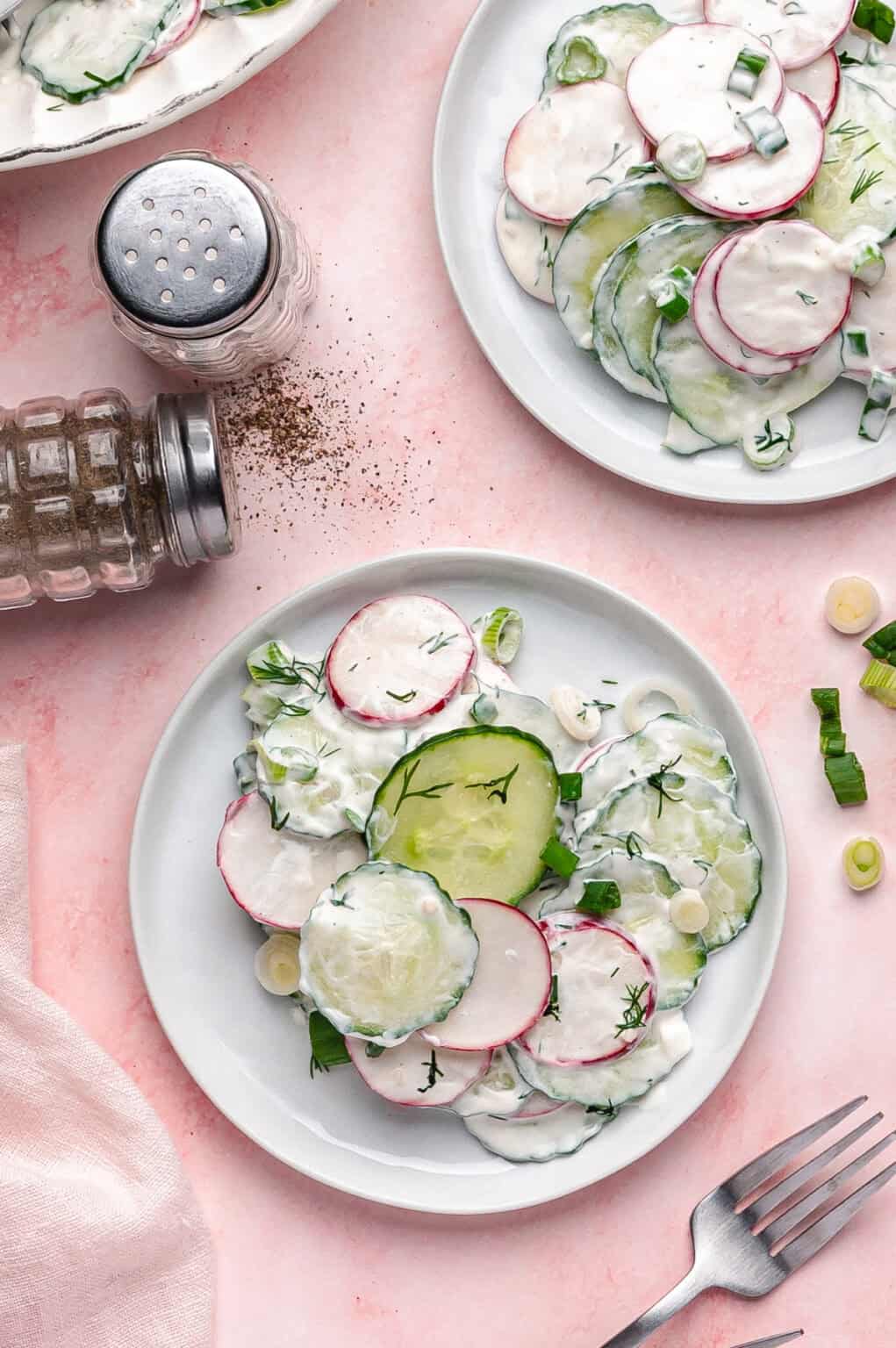 Cucumber Radish Salad l Kitchen Fun With My 3 Sons