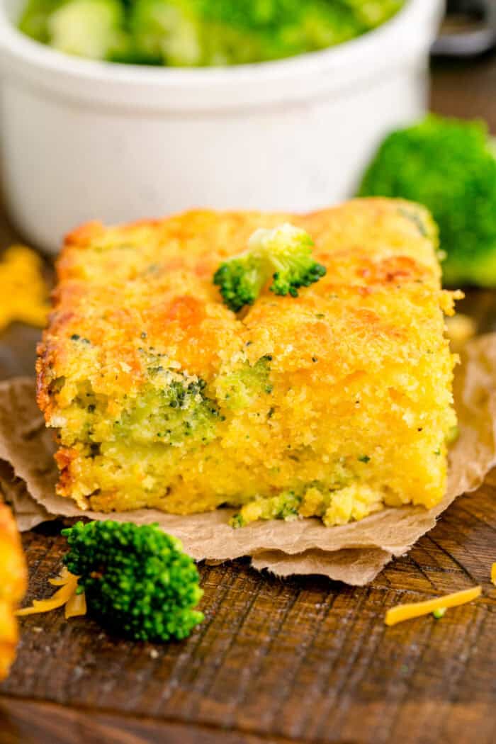 Cheesy Broccoli Cornbread | Kitchen Fun With My 3 Sons