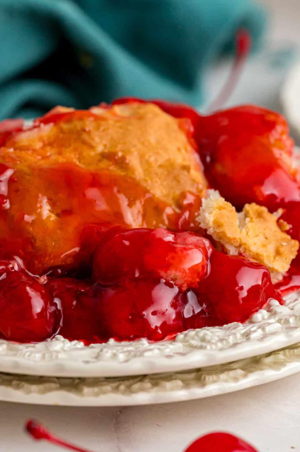Cherry Cobbler l Kitchen Fun With My 3 Sons
