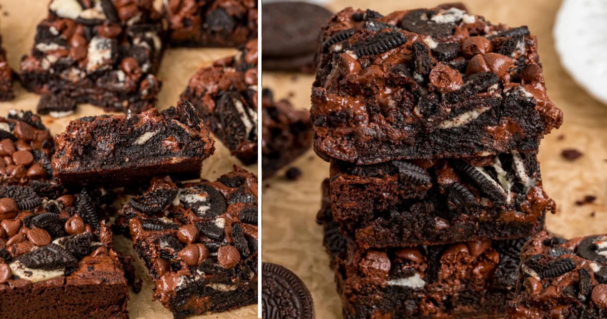 Oreo Brownies l Kitchen Fun With My 3 Sons