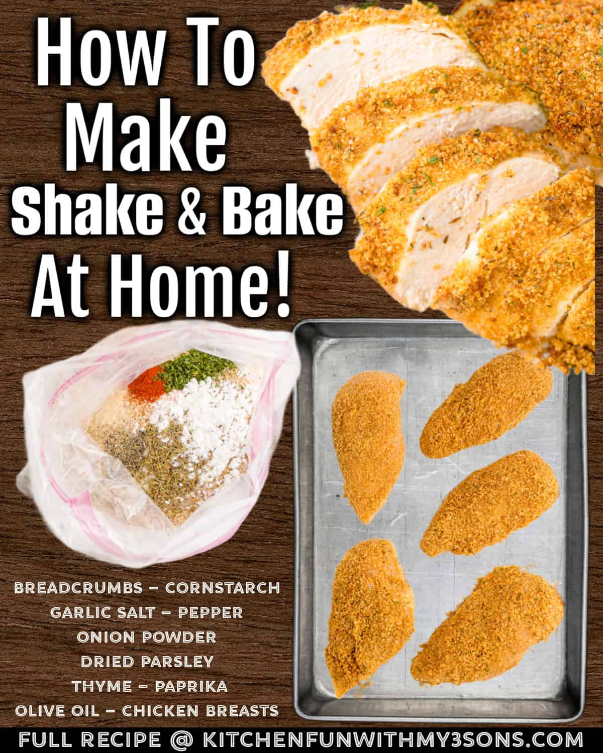 Homemade Shake and Bake l Kitchen Fun With My 3 Sons