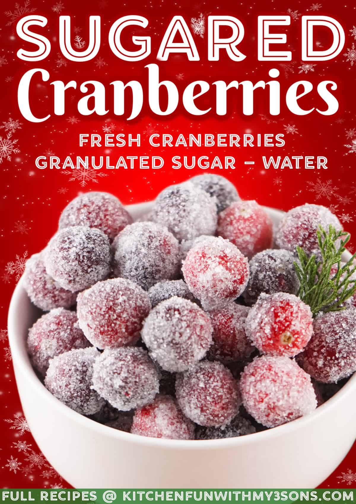 Sugared Cranberries l Kitchen Fun With My 3 Sons