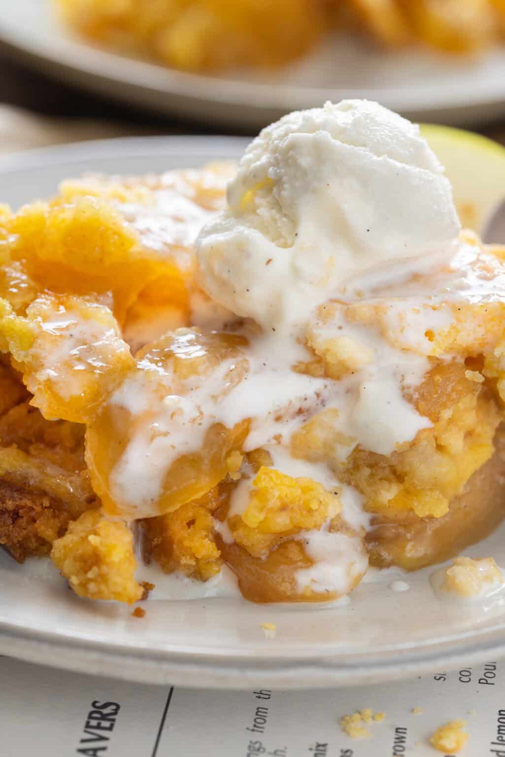 3-Ingredient Apple Dump Cake l Kitchen Fun With My 3 Sons