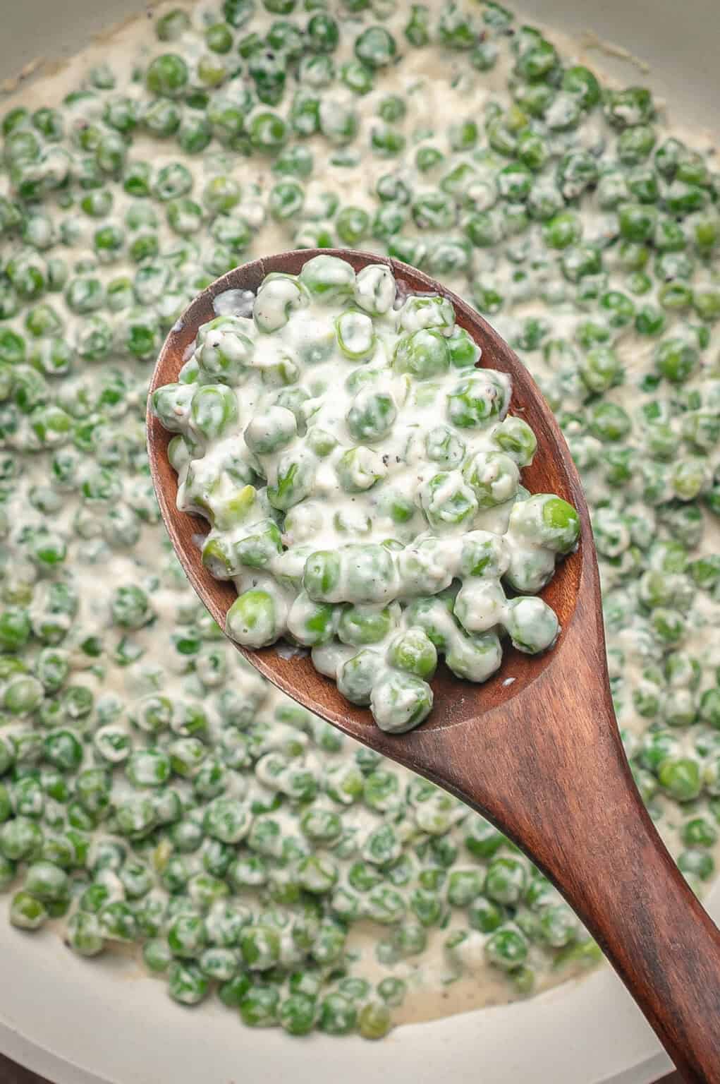 Easy Creamed Peas l Kitchen Fun With My 3 Sons