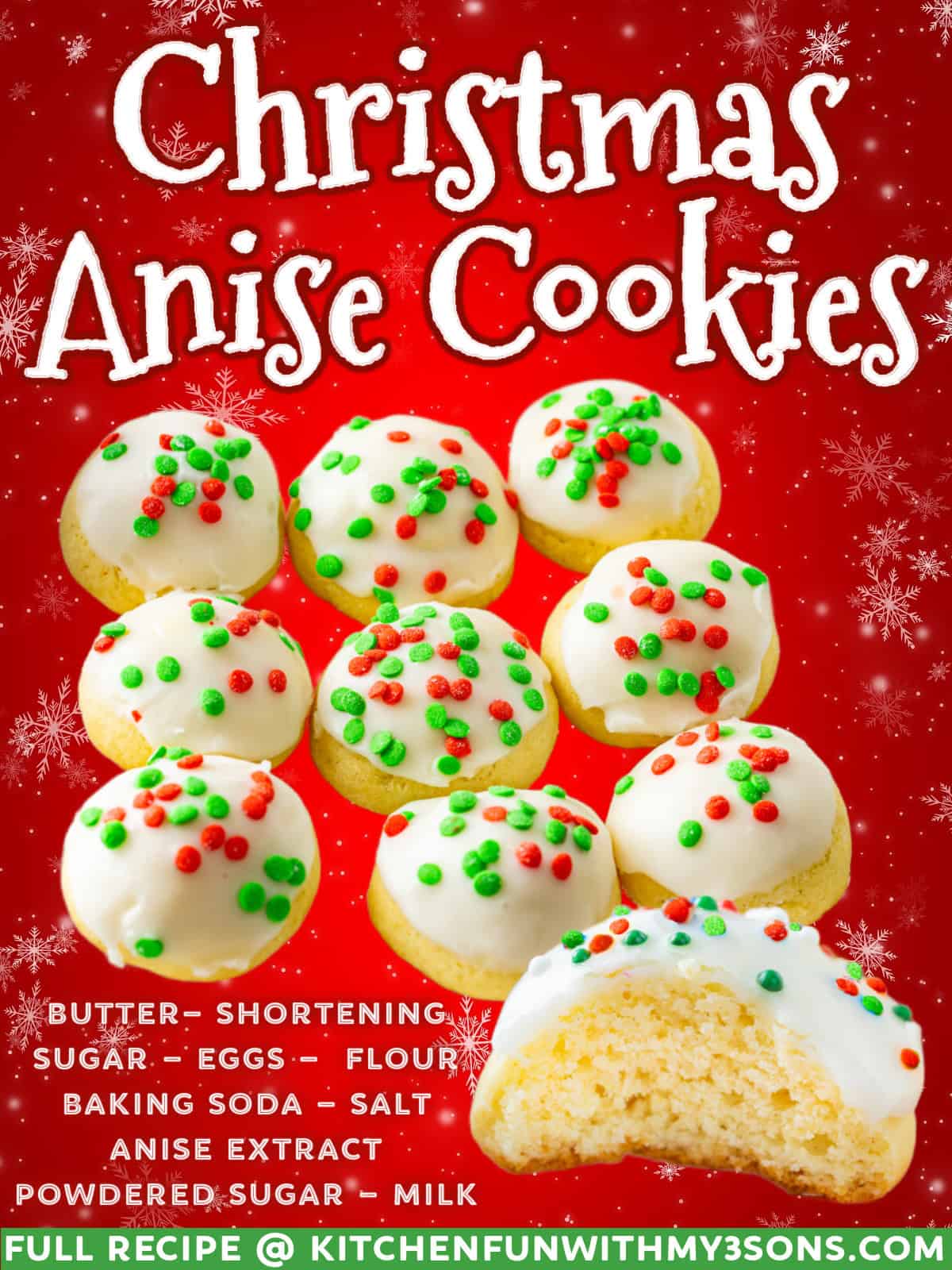 Anise Cookies l Kitchen Fun With My 3 Sons