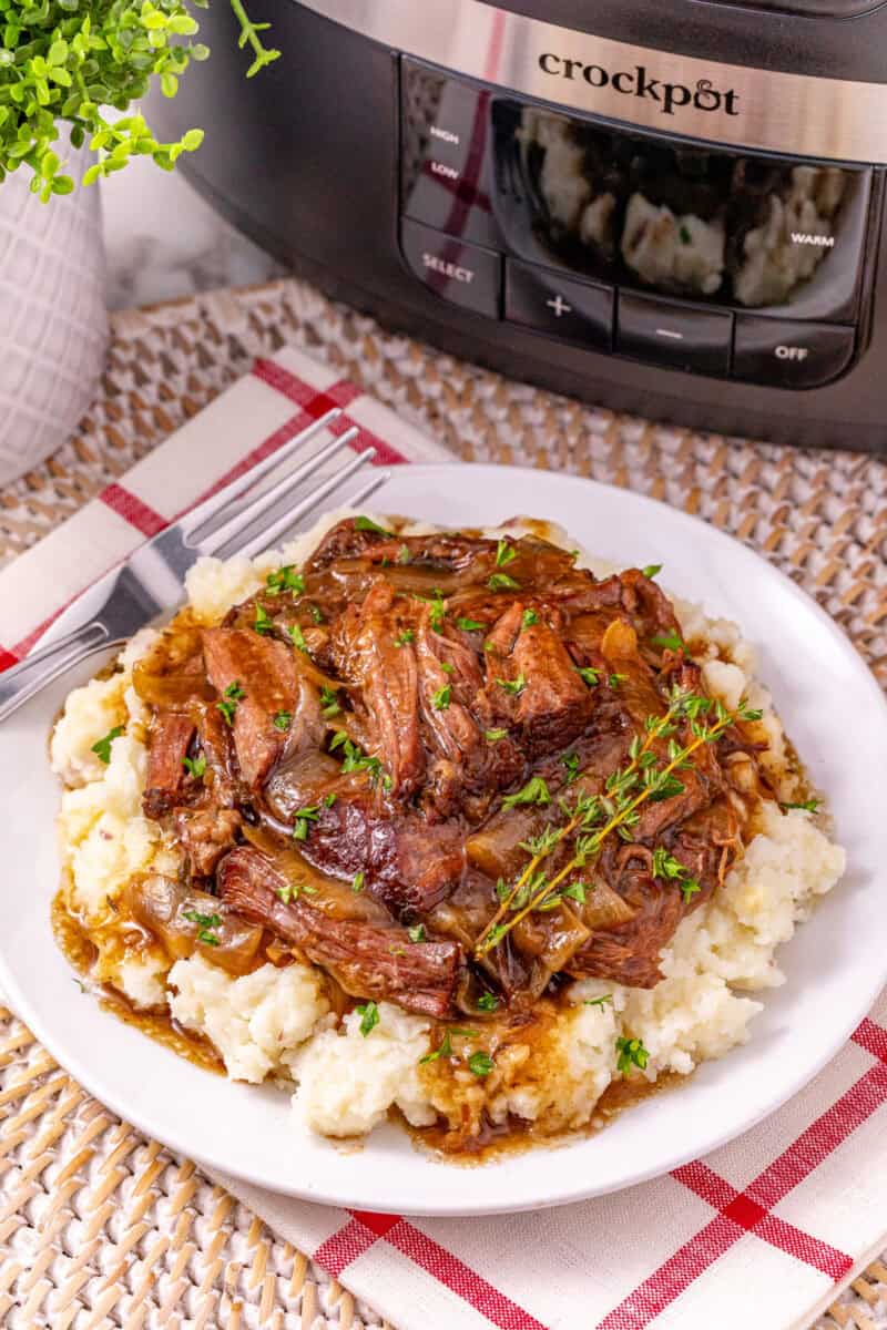 Slow Cooker French Onion Pot Roast