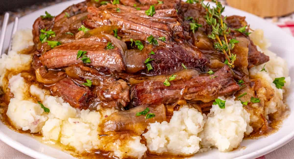 Slow Cooker French Onion Pot Roast