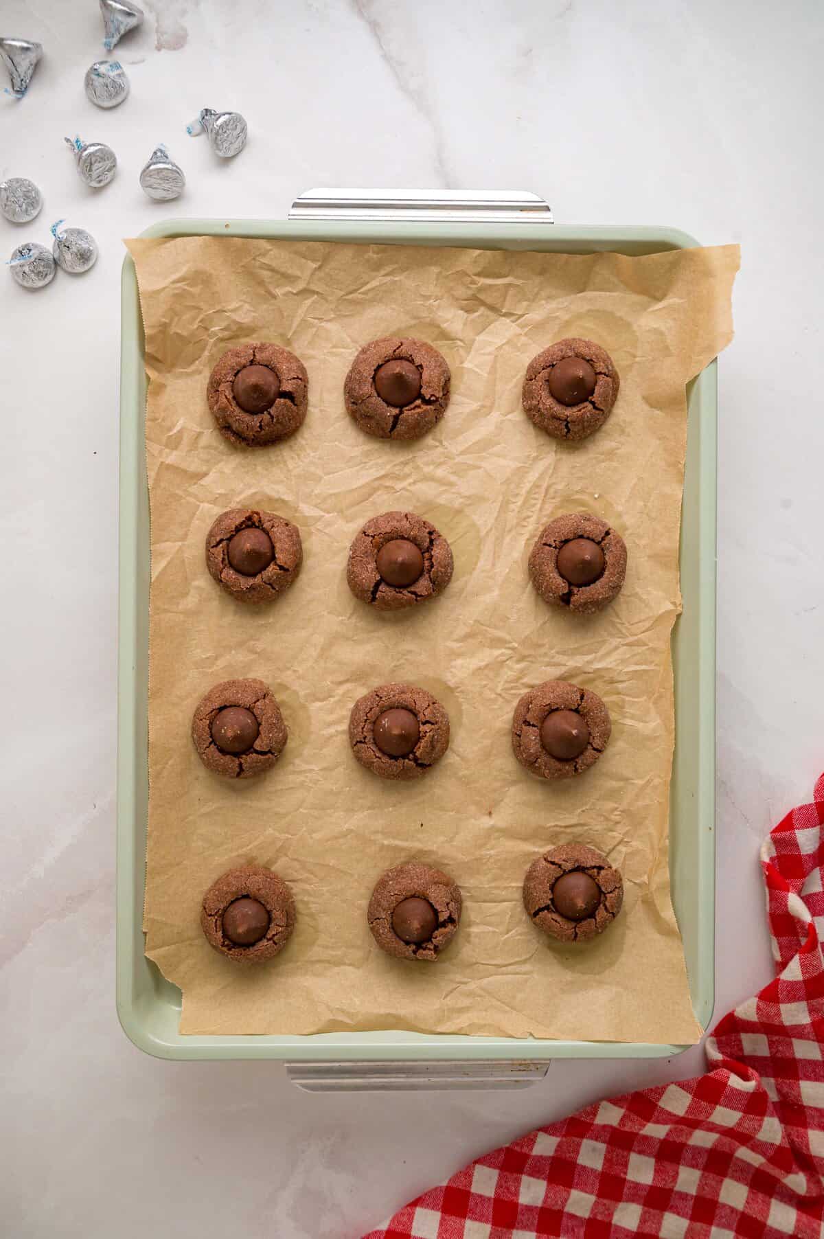 Double Chocolate Kiss Cookies l Kitchen Fun With My 3 Sons